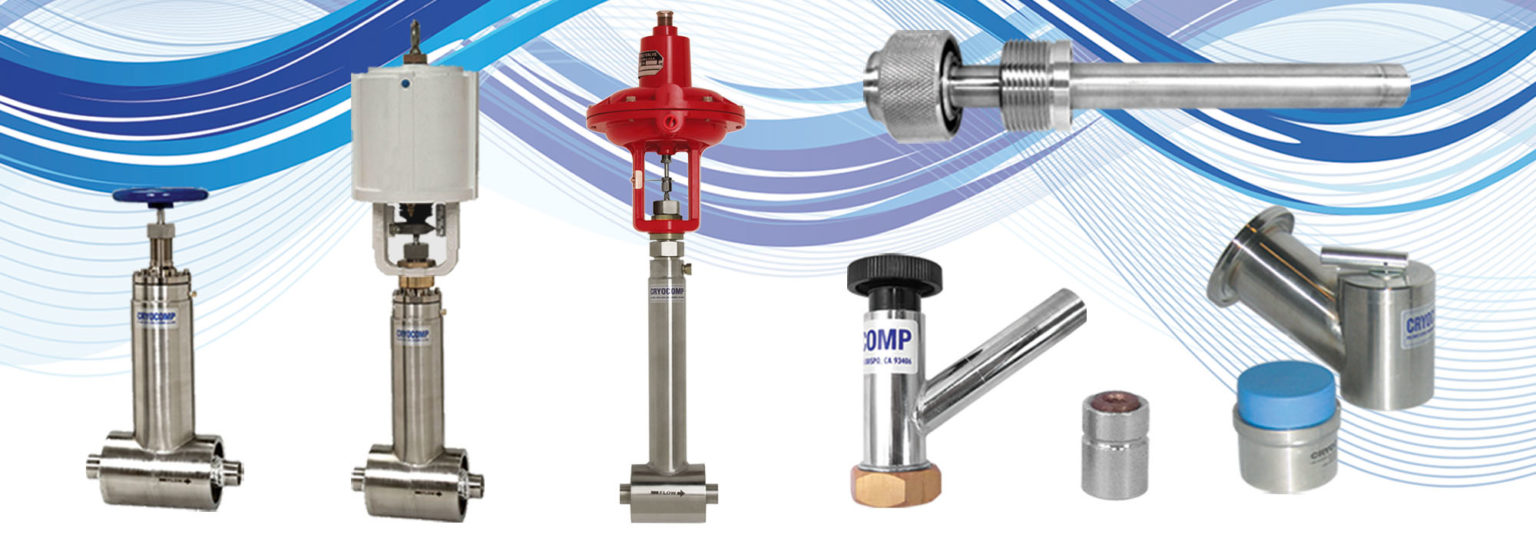 Cryocomp Cryogenic Valves, Bayonets, Vacuum Components