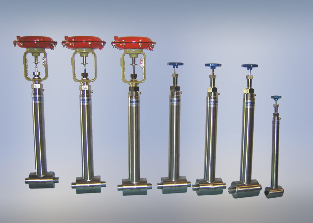 Cryocomp Cryogenic Valves, Bayonets, Vacuum Components