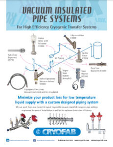 Cryocomp Cryogenic Piping Products Information